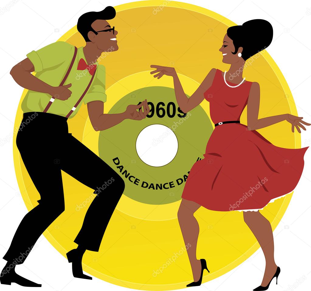 1960s dance Stock Vector Image by ©Aleutie #81387802