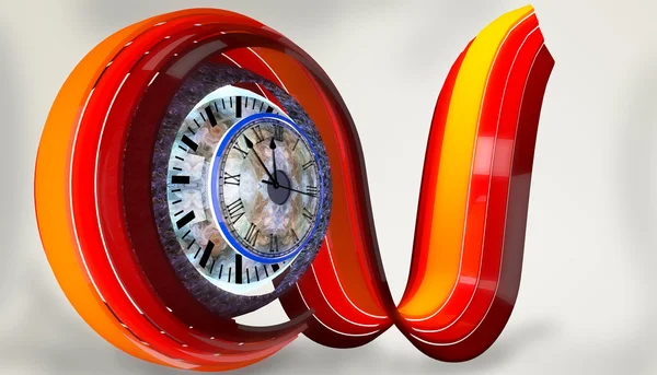Curve with clock — Stock Photo © Success Media #51966975
