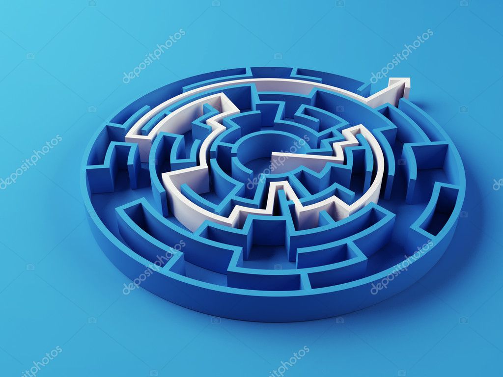 Solved Maze puzzle Stock Photo by ©eabff 54588415 Solved Maze puzzle Stock Photo by ©eabff 54588415
