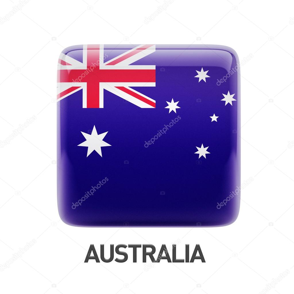 Australia Flag Icon — Stock Photo © eabff #54642373