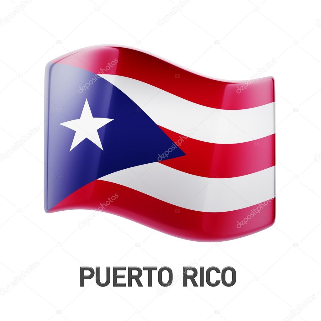 Puerto Rico Flag Icon — Stock Photo © eabff #54660789