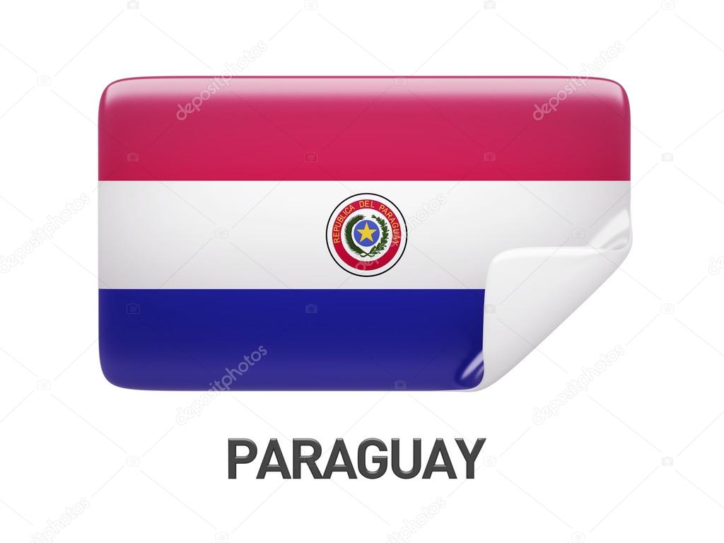 Paraguay Flag Icon — Stock Photo © eabff #54670173