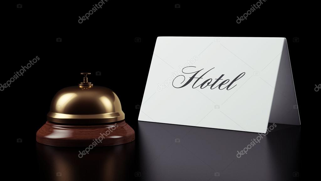 Hotel Bell Sign — Stock Photo © eabff #54709315