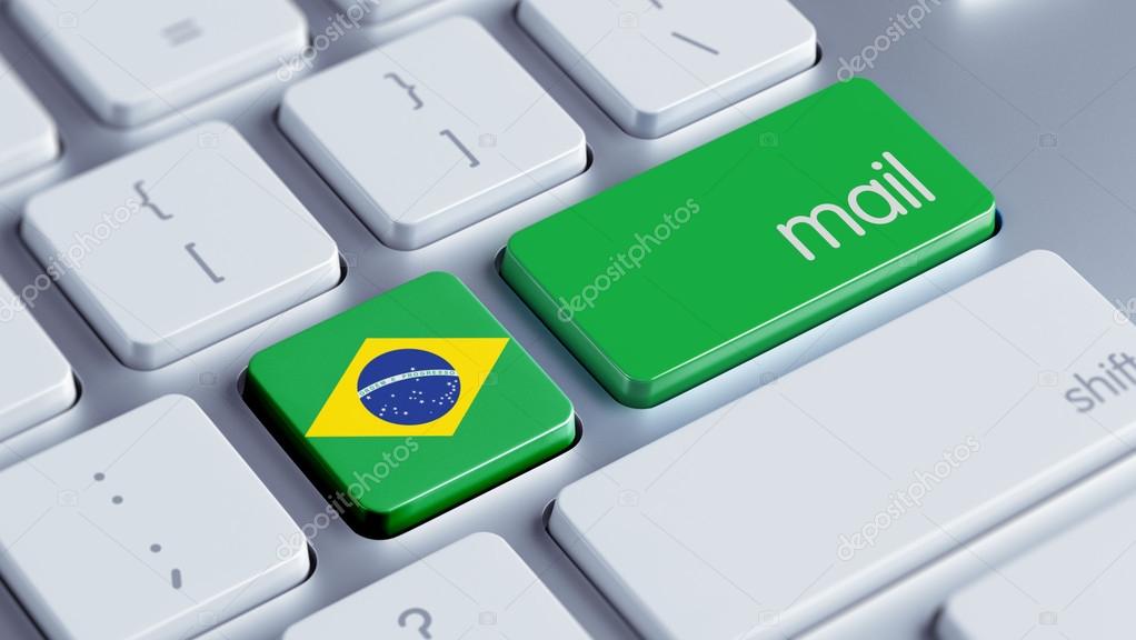 Brazil Mail Concept — Stock Photo © eabff #55225029