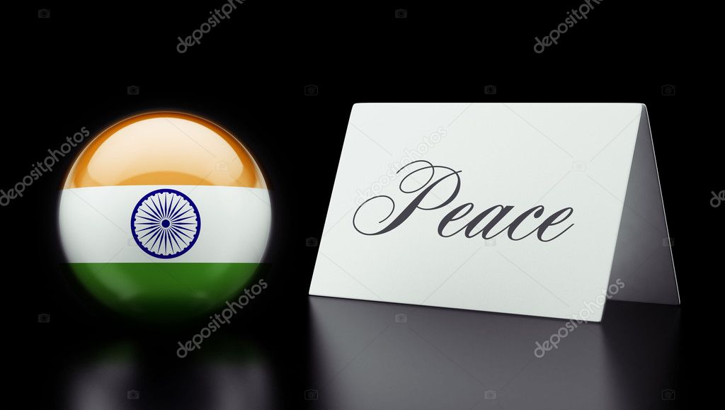 India Peace Concept — Stock Photo © eabff #56731863