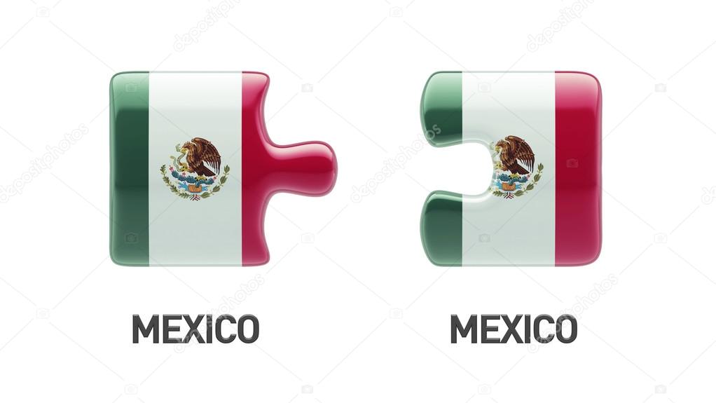 Mexico Puzzle Concept — Stock Photo © eabff #56778039