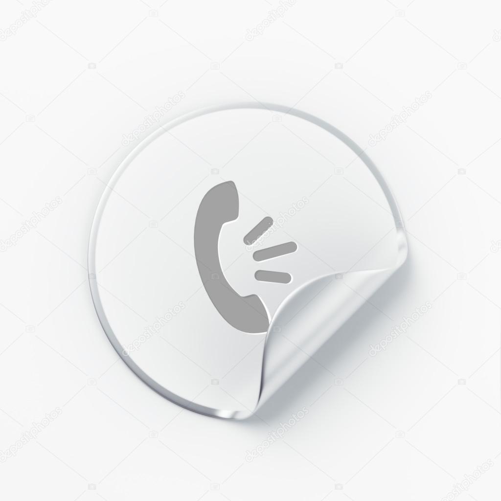 Label Contact Icon — Stock Photo © eabff #57165415