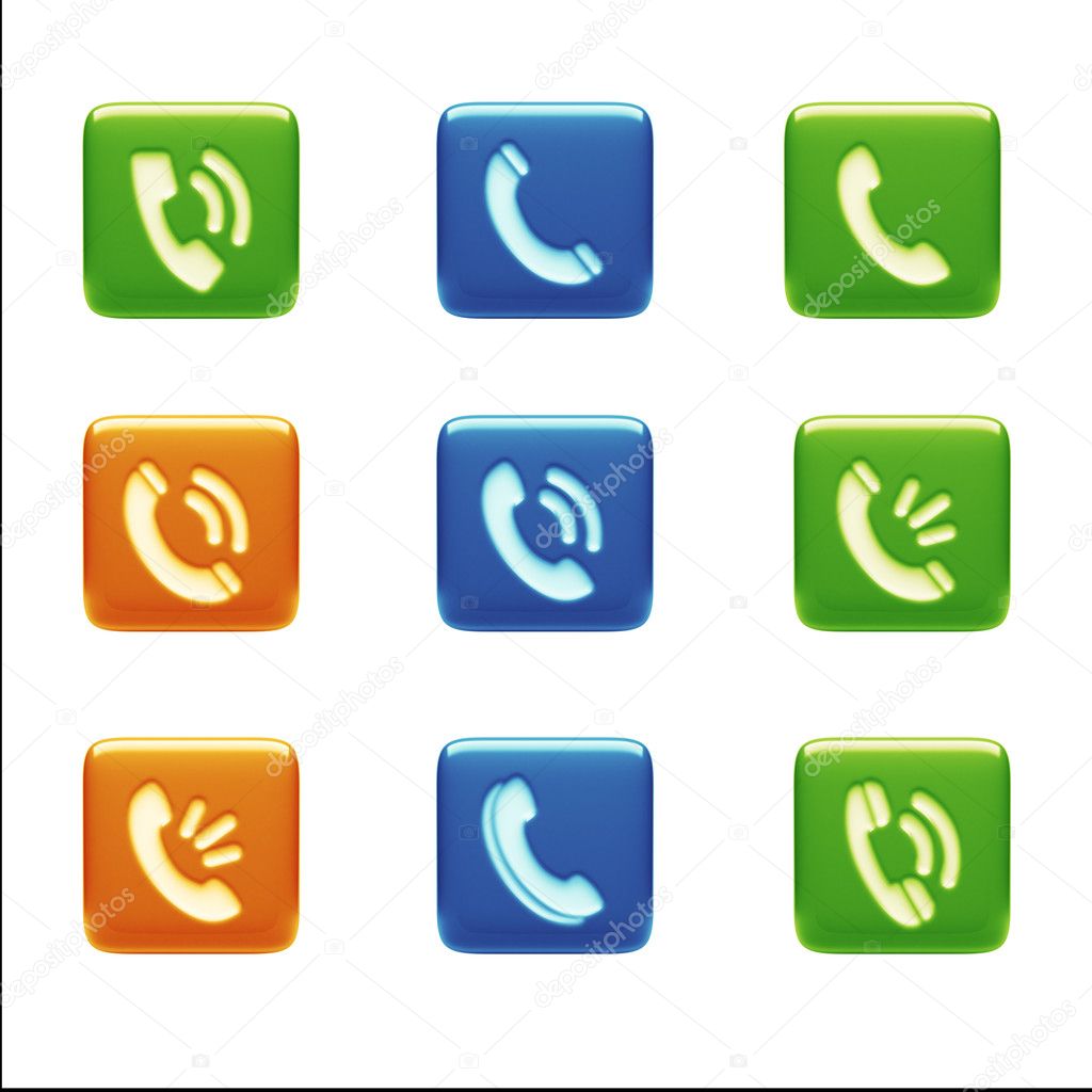 Contact Icons — Stock Photo © eabff #57181429