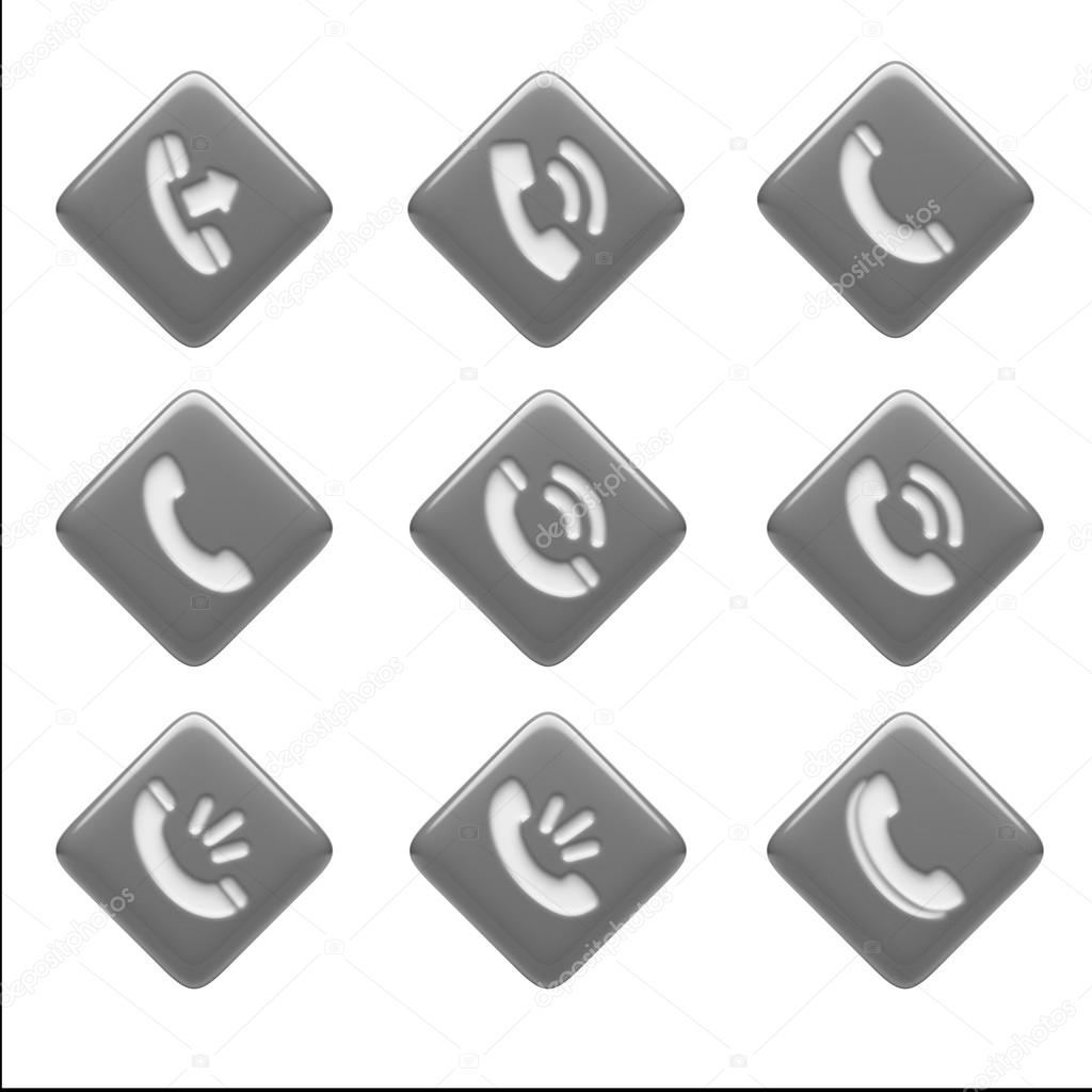 Contact Icons — Stock Photo © eabff #57186051