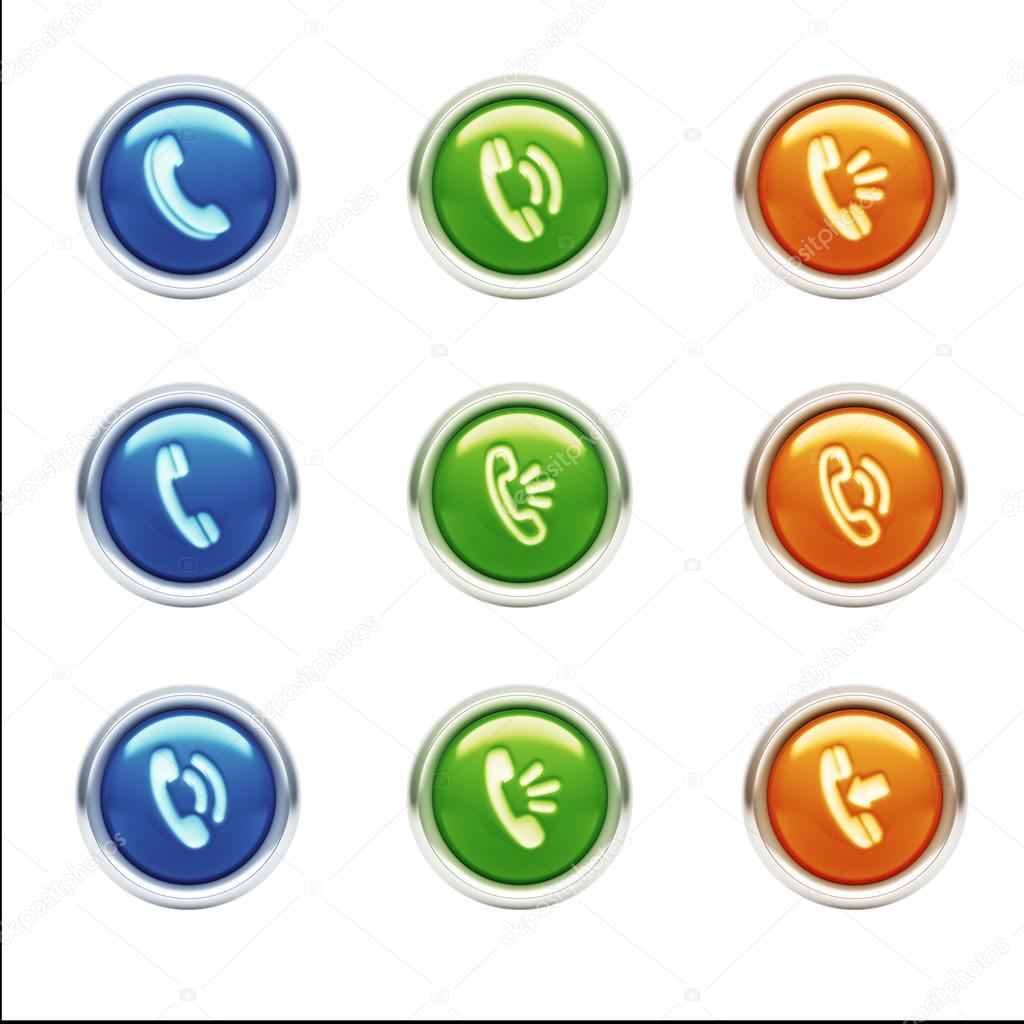 Contact Icons — Stock Photo © eabff #57203663