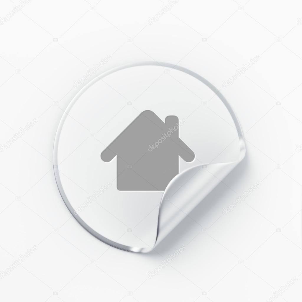 Label Home Icon — Stock Photo © eabff #57329717