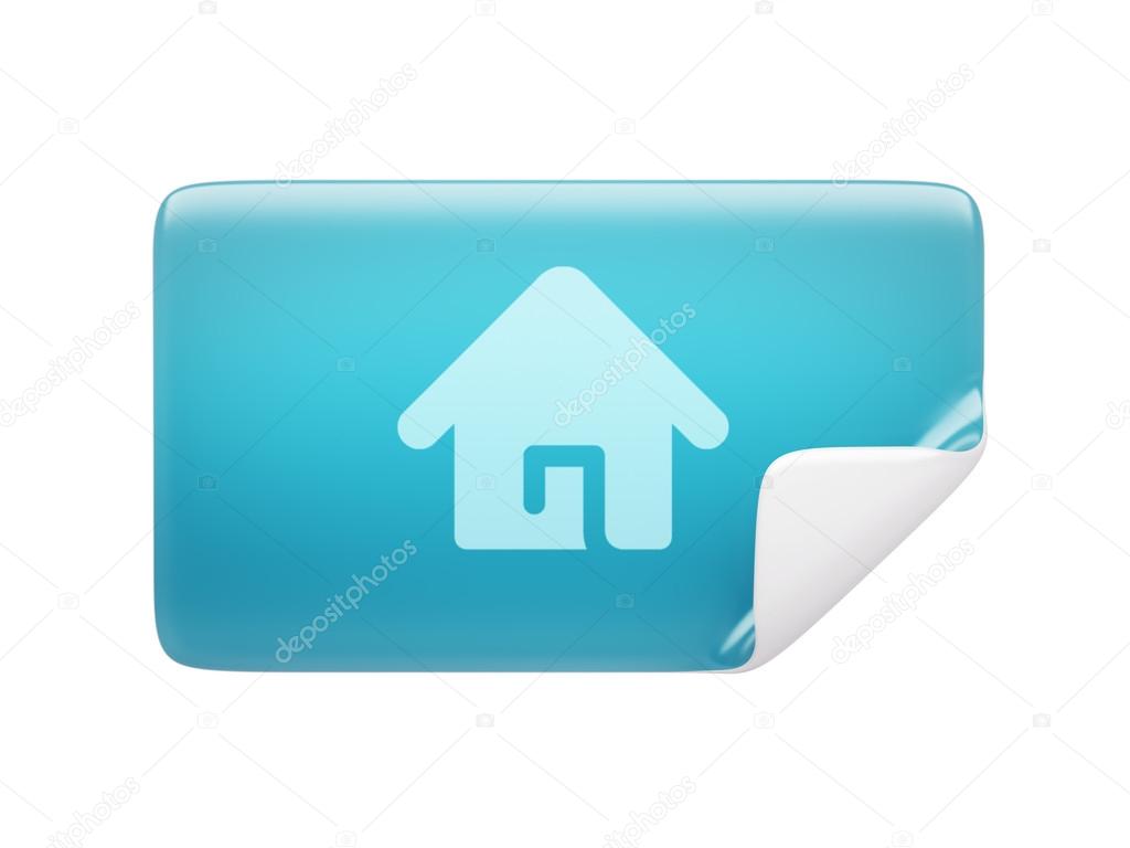 Flip Home Icon — Stock Photo © eabff #57330277