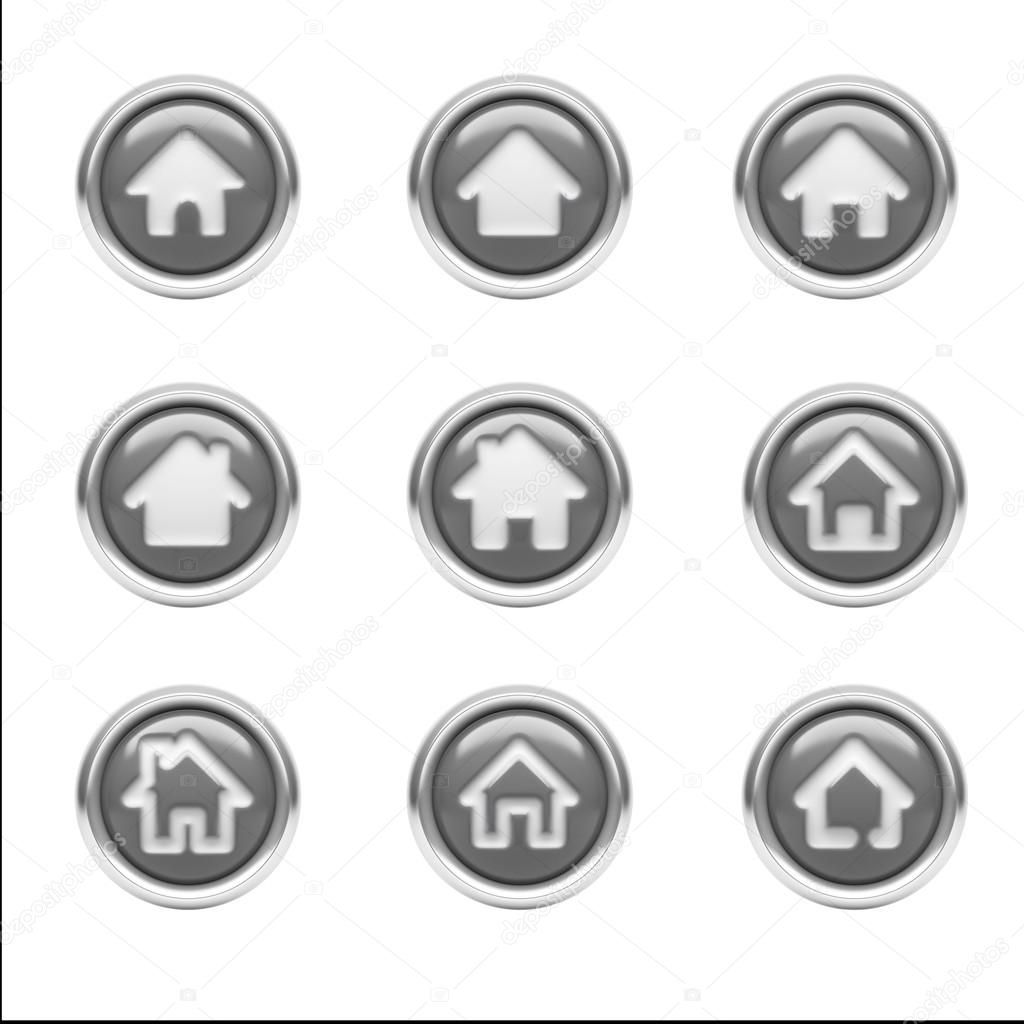 Home Icons — Stock Photo © eabff #57344953