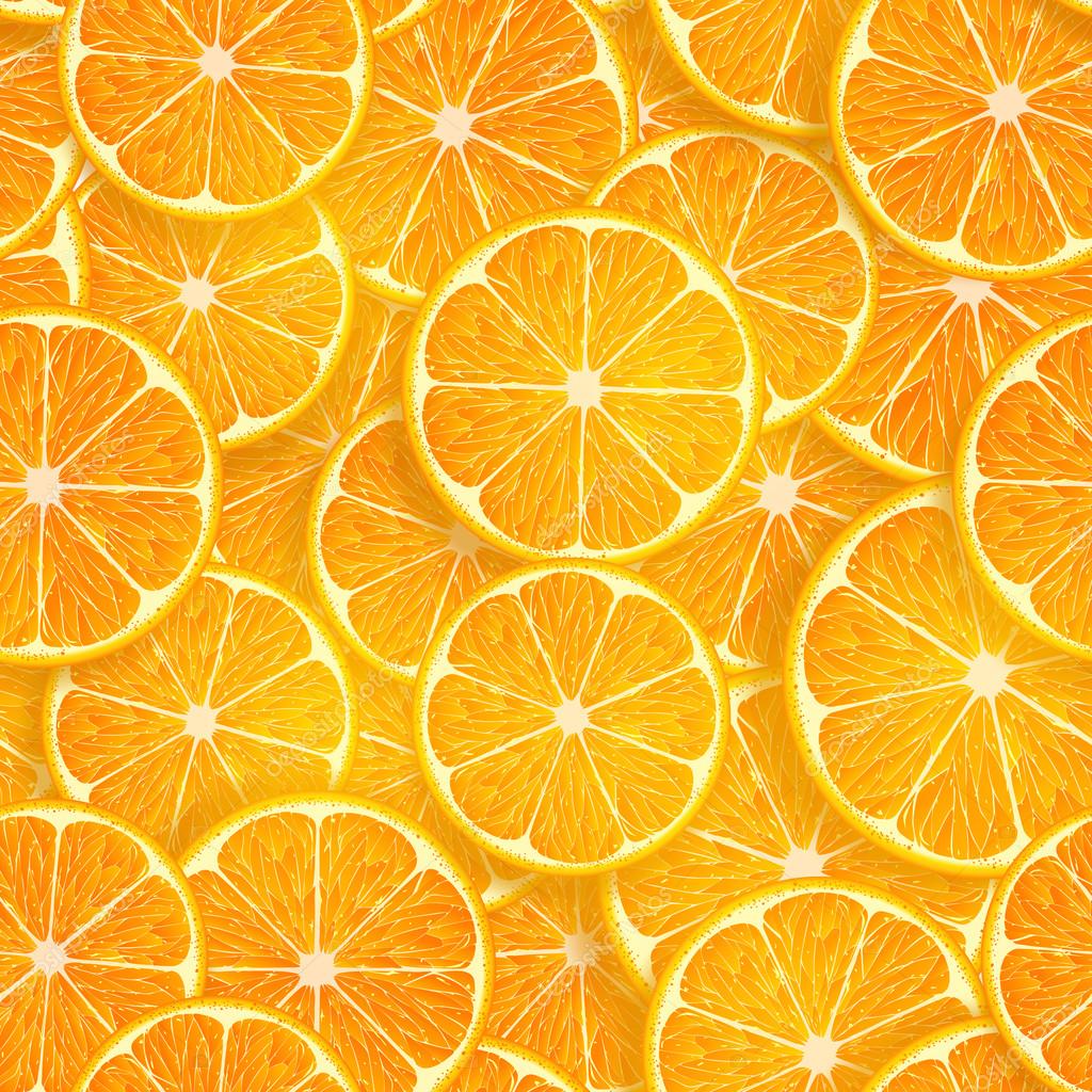 Seamless background of oranges — Stock Vector © vantuz #69457103