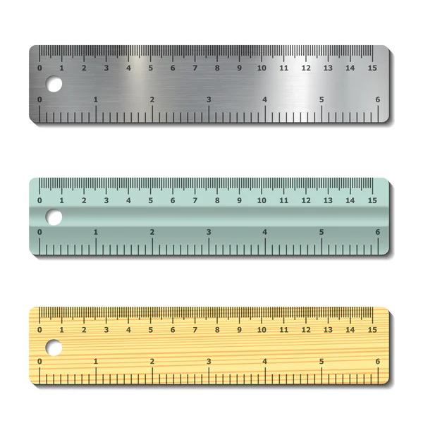 Metric Imperial Rulers. Centimeter And Inch. Measure Tools Equipment ...