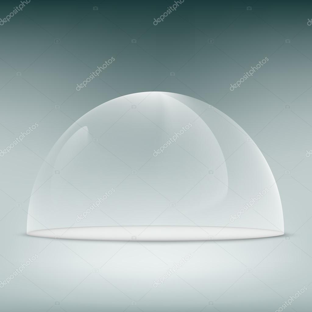 Glass dome. Presentation background Stock Vector Image by ©vantuz #88565302