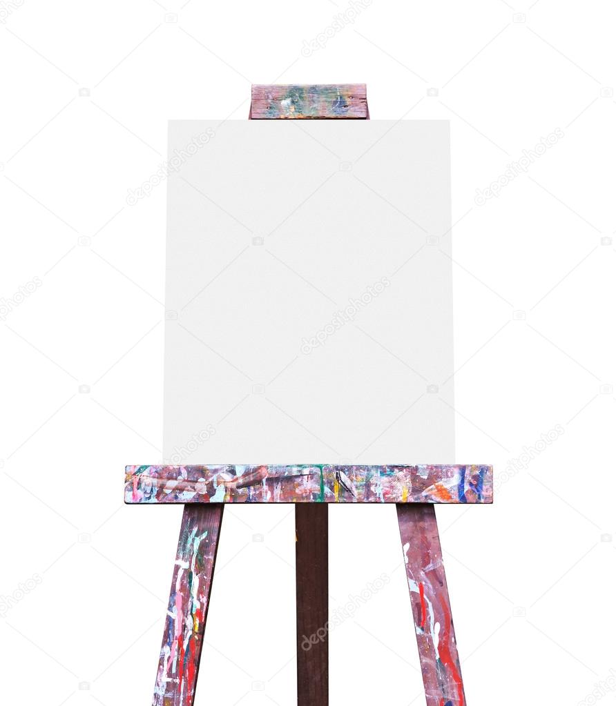 Easel isolated — Stock Photo © Myimagine #56533901