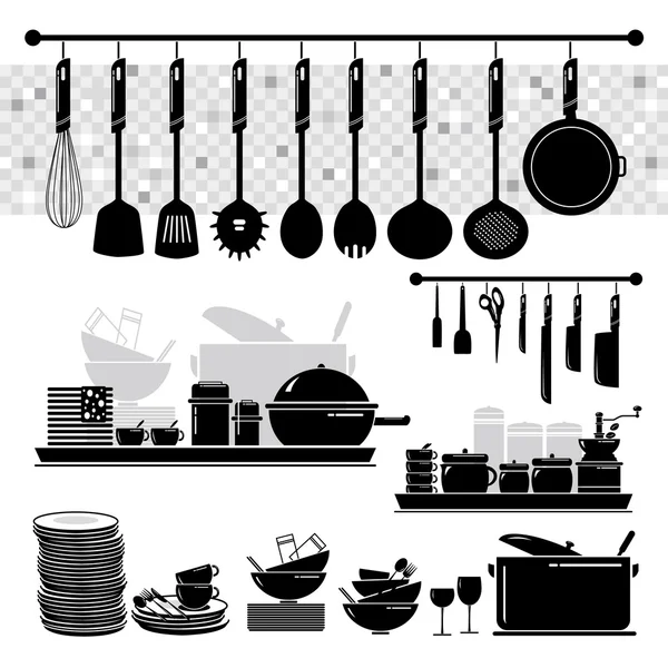 Kitchen Accessories Stock Vector Image by ©vipervxw #2729964
