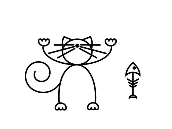 Stick figure cat Stock Photos, Royalty Free Stick figure cat Images ...