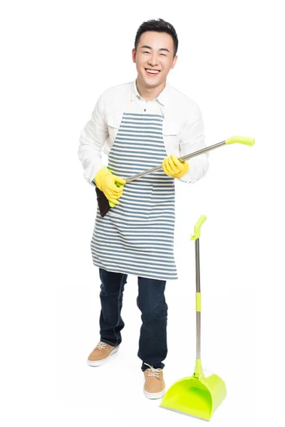 Chinese male janitor — Stock Photo © yuliang11 #53085355