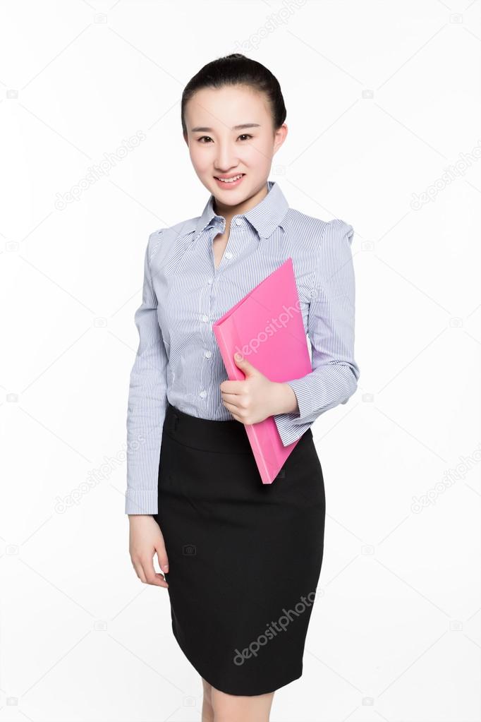 Female secretary with expertise — Stock Photo © wxin67 #83304432