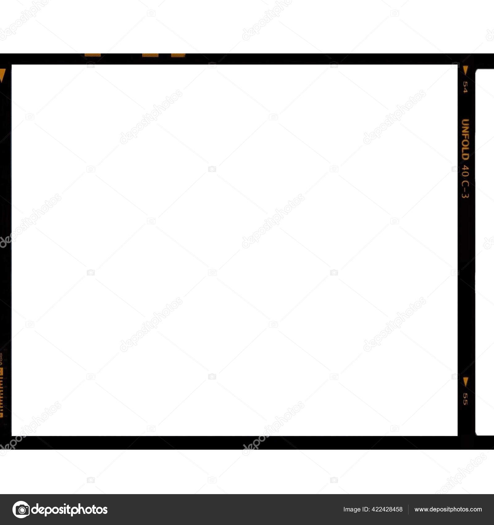 Medium Format Color Film Frame Blank Large Format Blank Film Stock ...