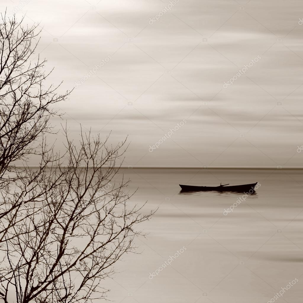 Beautiful sepia landscape Stock Photo by ©jeneva86 95598874