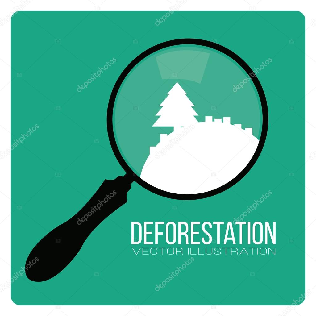 Landscape deforestation design Stock Vector Image by ©paularigo #98527866