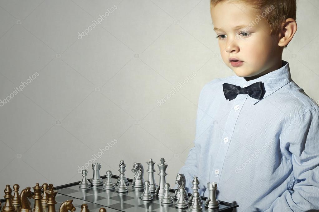 Genius Playing Chess