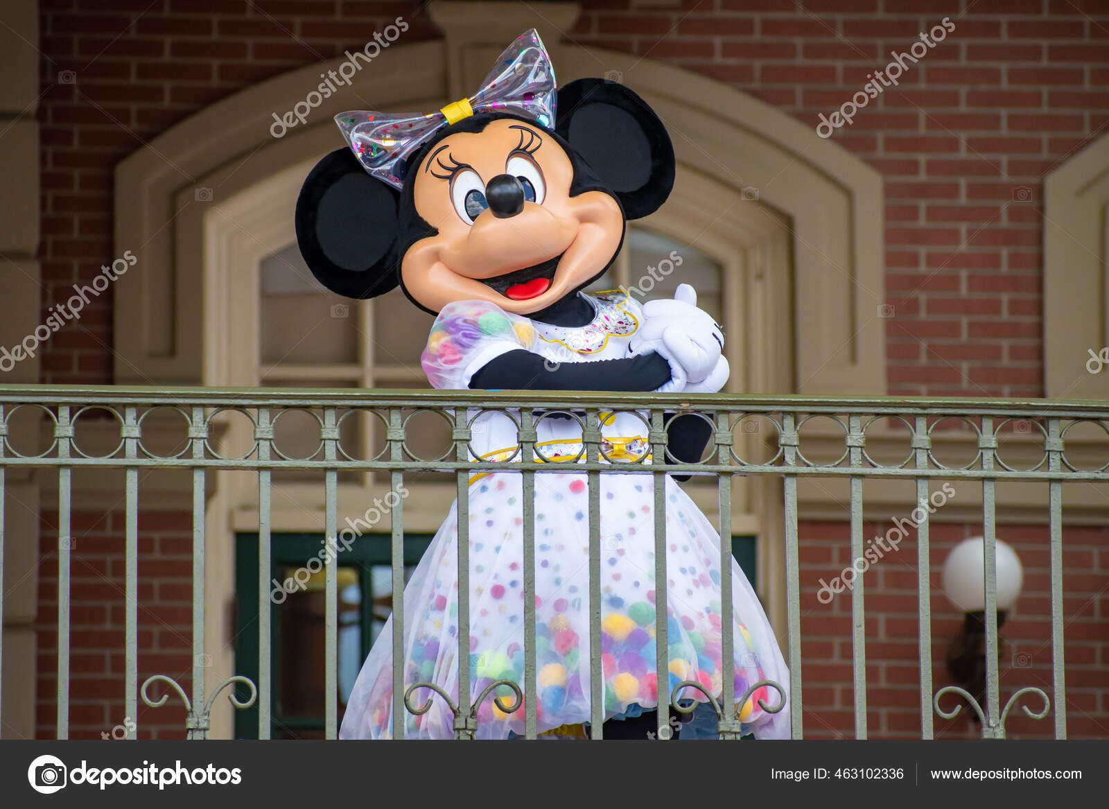 Orlando Florida August 2020 Minnie Mouse Waving Balcony Walt Disney ...
