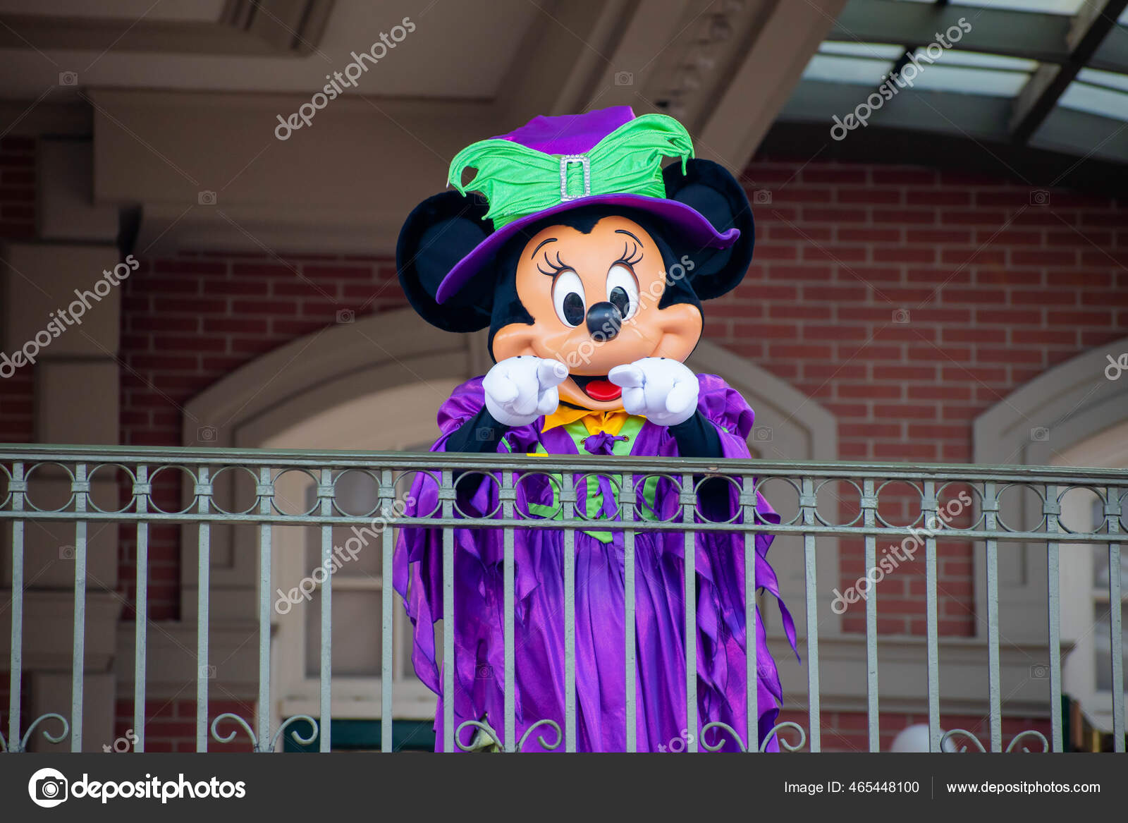 Orlando Florida September 2020 Minnie Mouse Waving Balcony Walt Disney ...