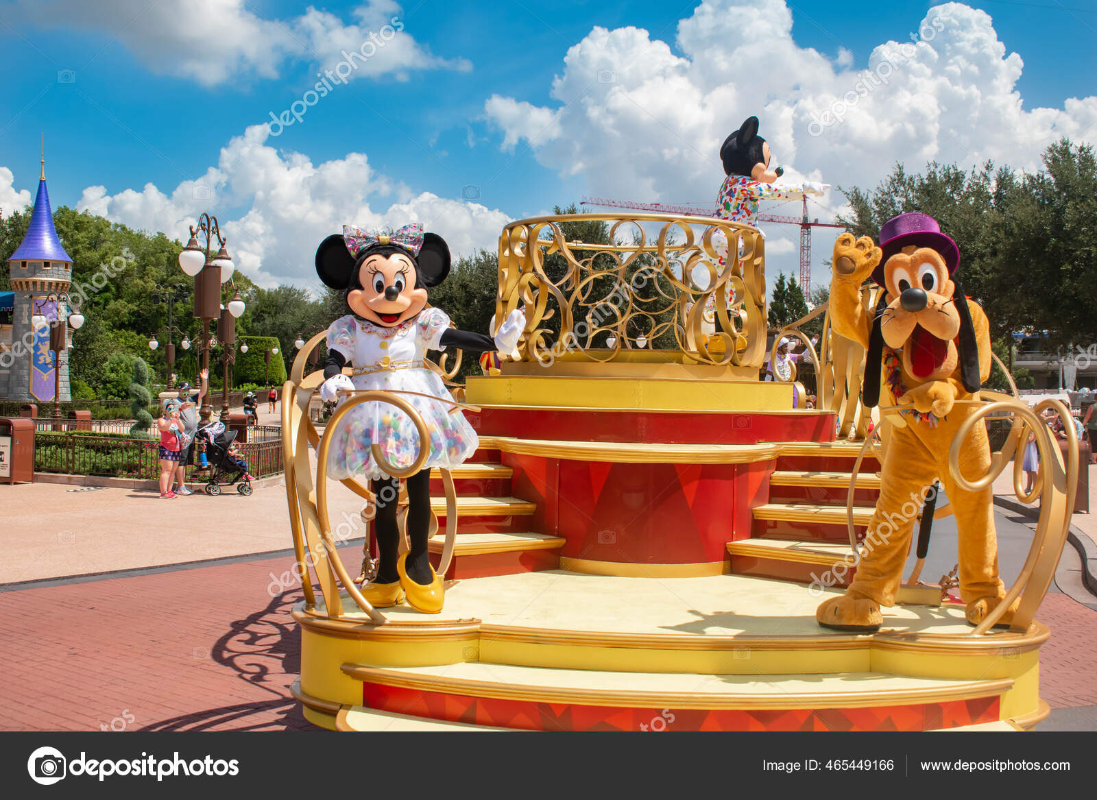 Orlando Florida August 2020 Minnie Mickey Pluto Beautiful Parade Float ...