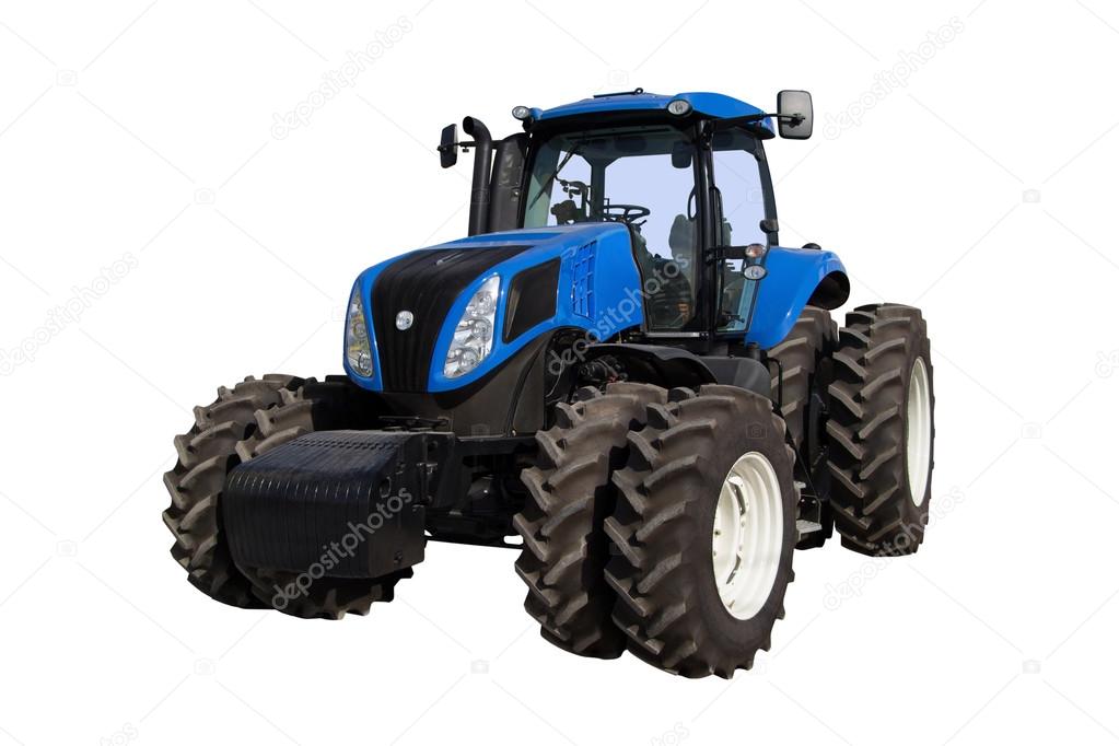 Tractor on a white background — Stock Photo © Veremeev #55740139