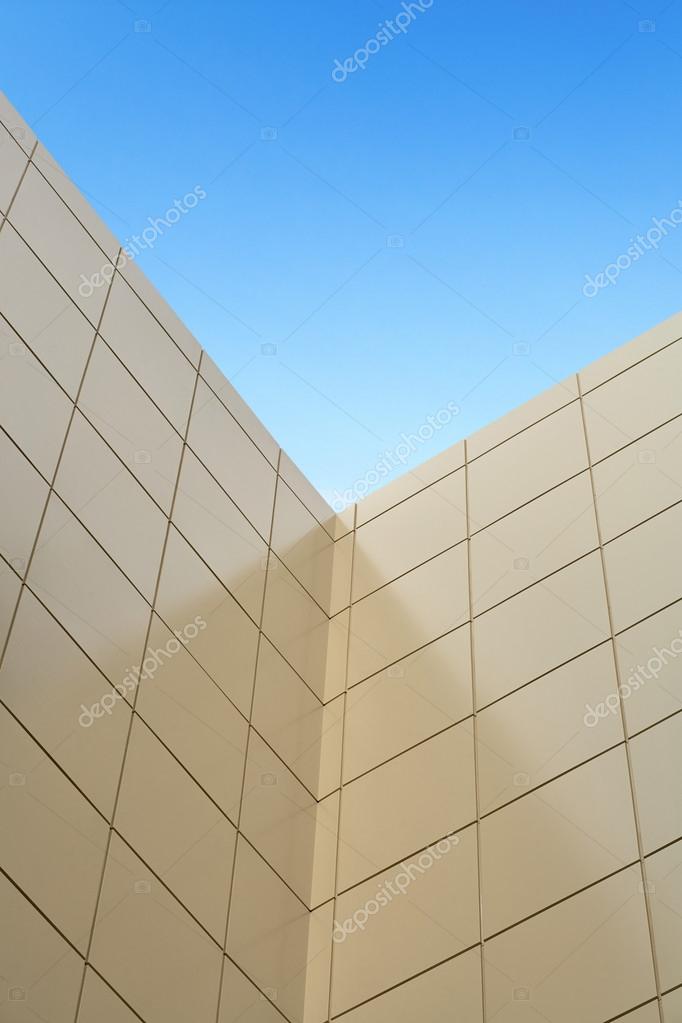 Exterior wall of a skyscraper — Stock Photo © Veremeev #96720832