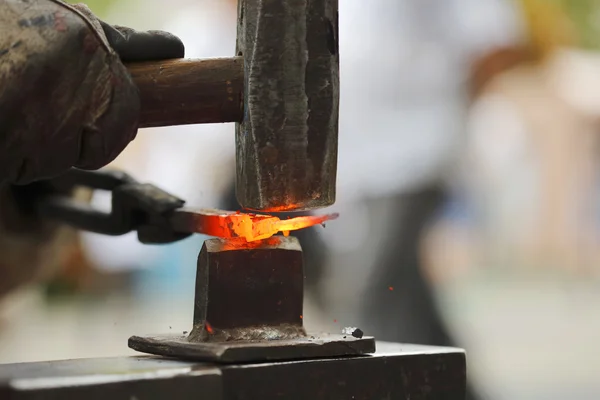 Forging hot iron - Stock Image - Everypixel
