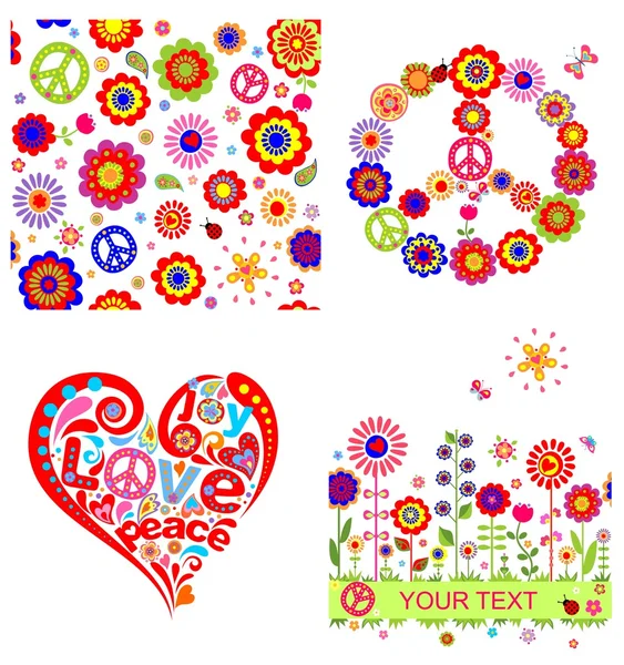 2,797 Hippie heart Vector Images | Depositphotos