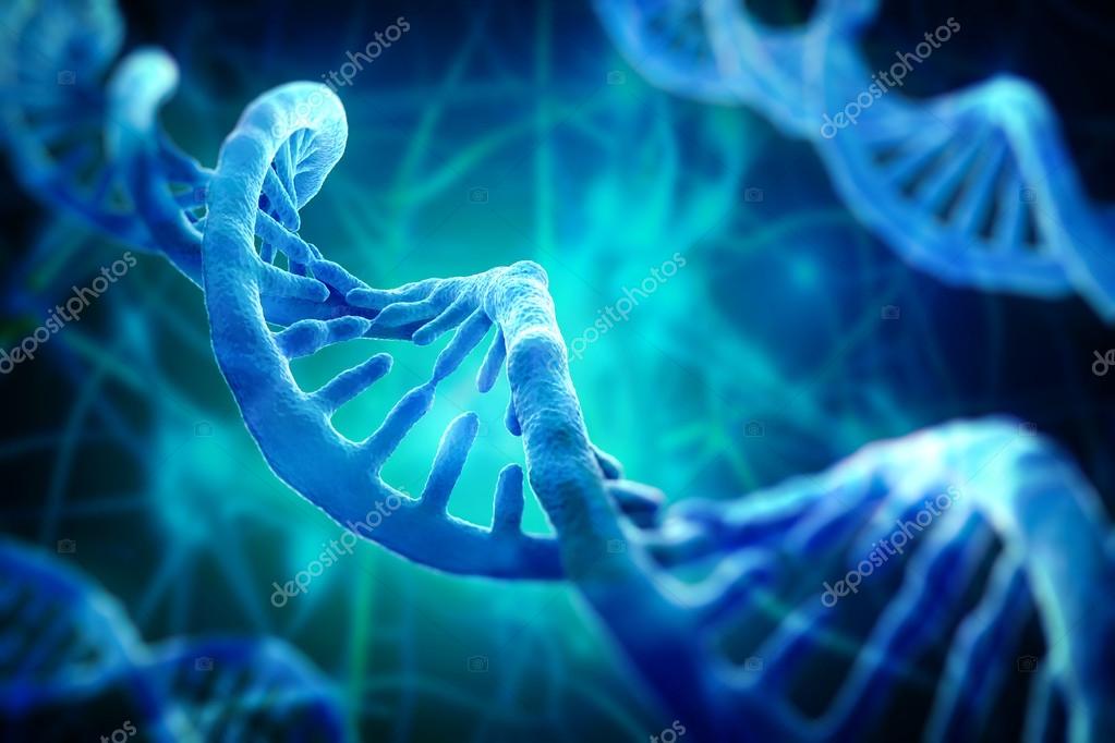 Renderização 3d da estrutura do dna — Foto © Giovanni_Cancemi #102224872