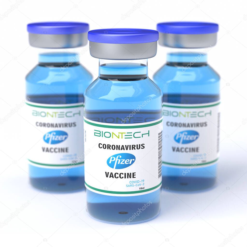 ALEMANIA - 10 de noviembre de 2020 La vacuna Covid desarrollada conjuntamente por Pfizer y ...