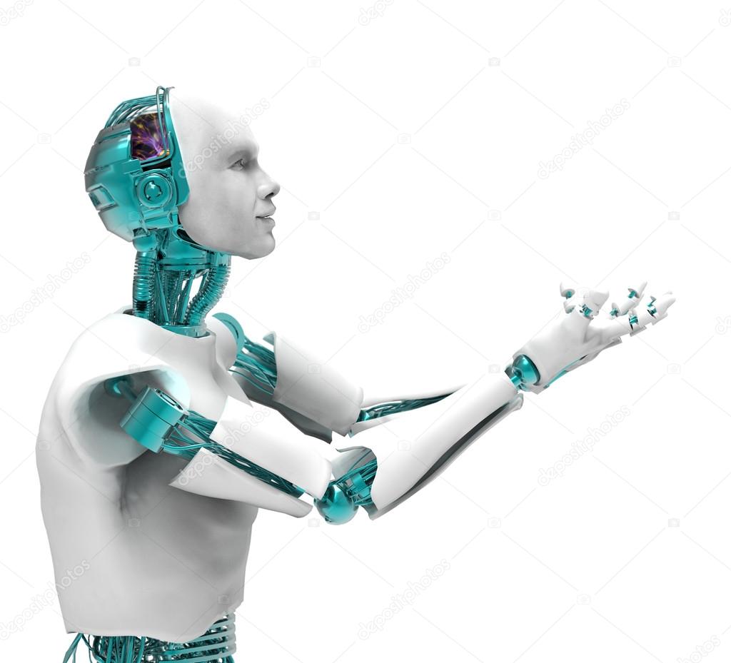 Robot man — Stock Photo © Giovanni_Cancemi #53105397