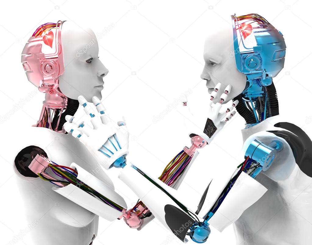 Lovers robot — Stock Photo © Giovanni_Cancemi #53170893