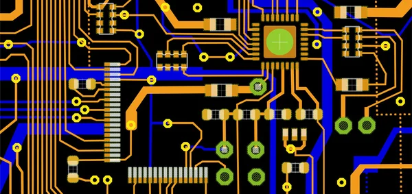13,888,873 Blue circuit board Vector Images | Depositphotos