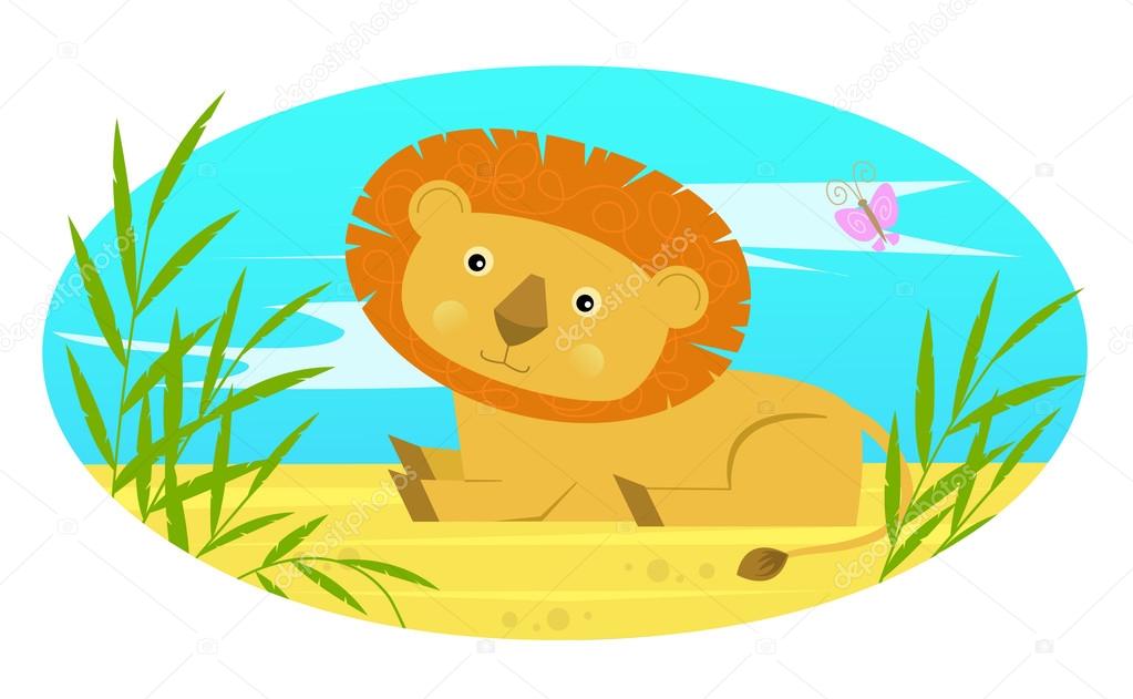 Bebé león Vector de stock #67994425 de ©bilhagolan