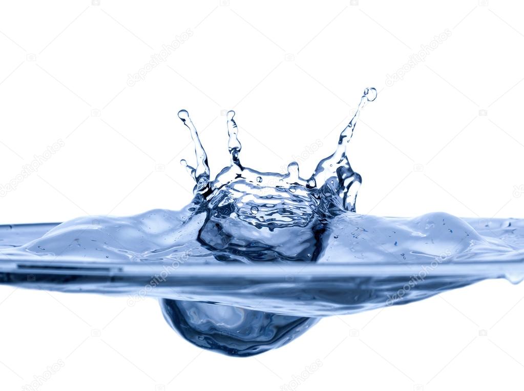 Water splash over white background — Stock Photo © gawriloff #57321565