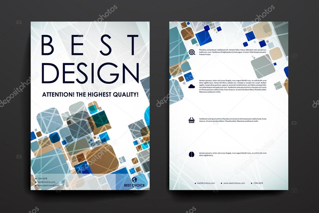 Brochure, poster design templates Stock Vector by ©Palau83 101093036