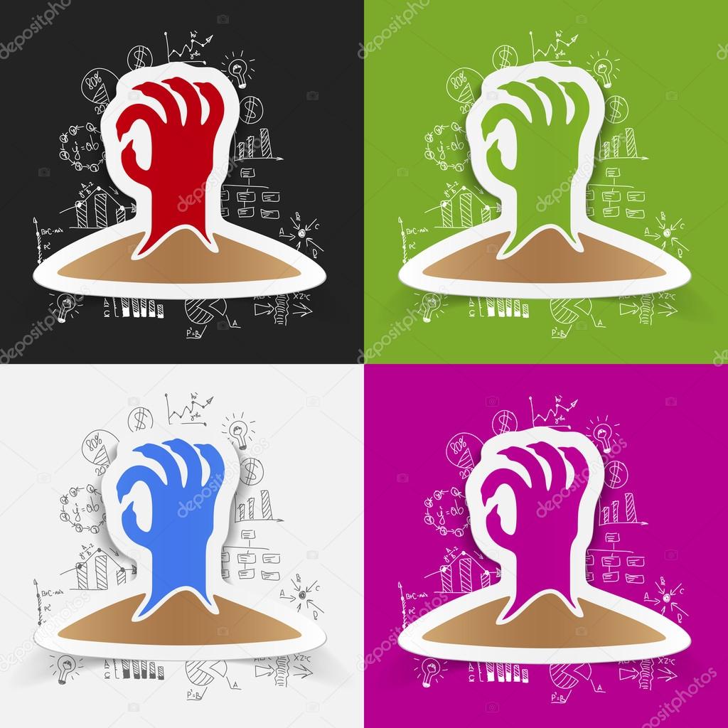 Hands icons with business formulas Stock Vector Image by ©Palau83 ...