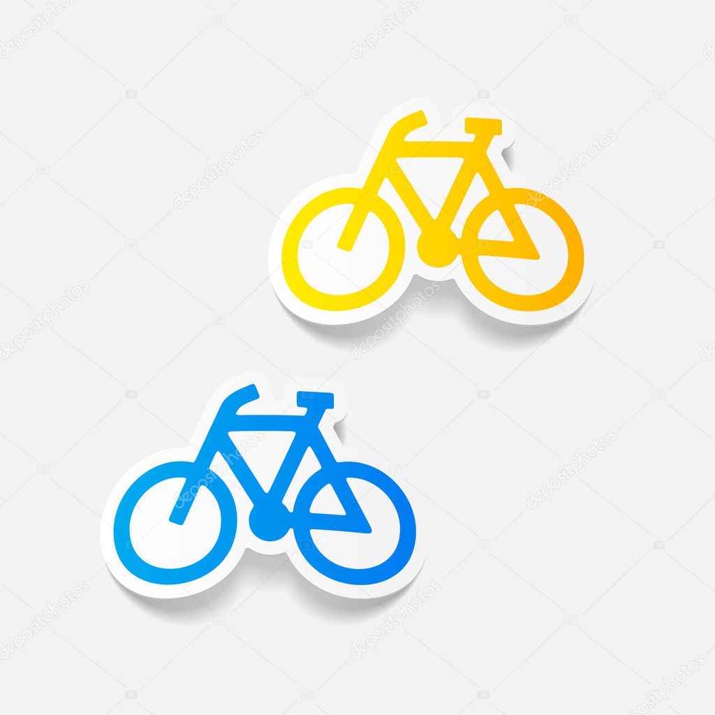 Colorful bicycles labels Stock Vector by ©Palau83 101098118
