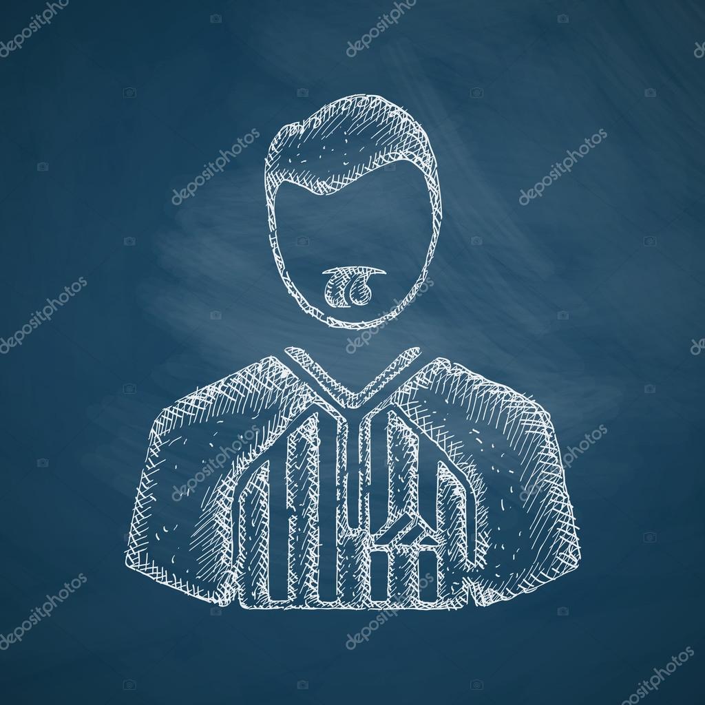 Drawn referee icon Stock Vector Image by ©Palau83 #102740642
