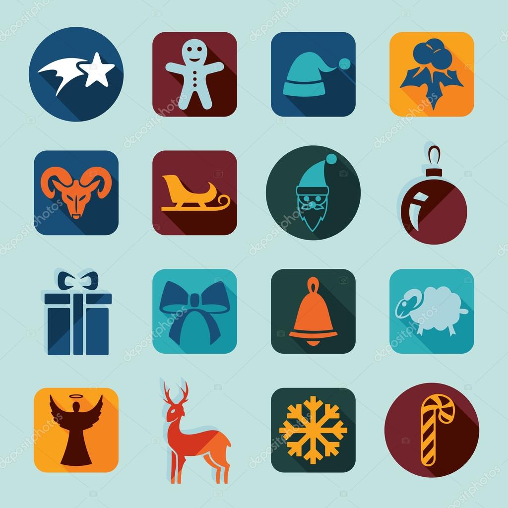 Set of Christmas icons Stock Vector Image by ©Palau83 #104941852