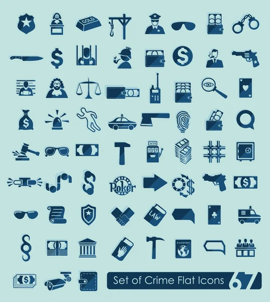 Set of crime icons Stock Vector Image by ©Palau83 #172468636