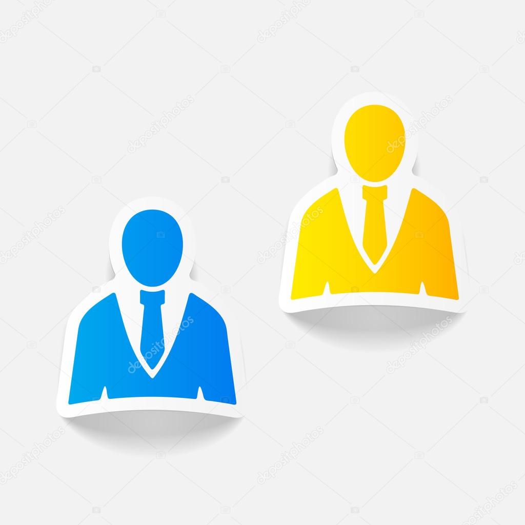 Office people realistic stickers Stock Vector by ©Palau83 113699202